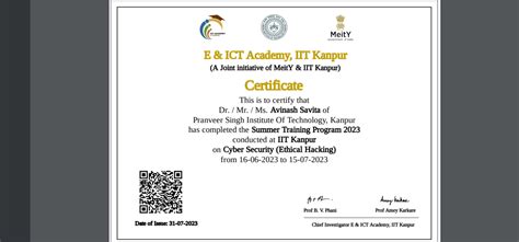 Ethical Hacking Iit Kanpur