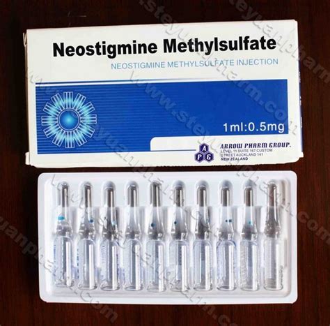 White And Brown Neostigmine Injection 1ml 5ml 5ml 10ml At ₹ 50pack