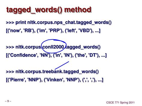 Ppt Lecture 7 Nltk Pos Tagging Powerpoint Presentation Free Download