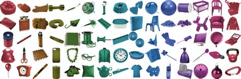 All 75 Unique Real World Objects Used In Experiments 1 4 Object Colors
