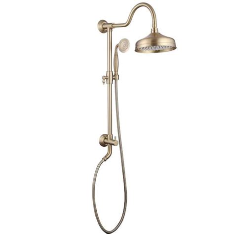 AIMADI Single Handle 1 Spray Exposed Pipe Shower Faucet 1 8 GPM With
