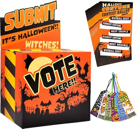 Costume Contest Ballot Box Costume Contest Halloween Costume Contest Halloween Party Supplies