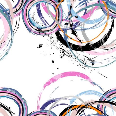 الگوی پس زمینه بدون درز انتزاعی با دایره بیضی سکته مغزی و پاشش 1691531