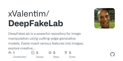 GitHub XValentim DeepFakeLab DeepFakeLab Is A Powerful Repository For Image Manipulation