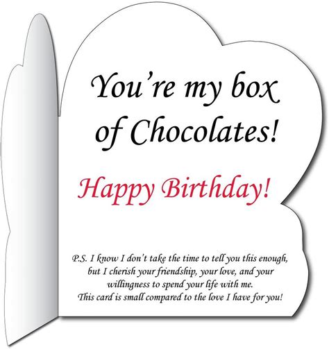 Jumbo Greeting Cards Giant Birthday Card Box Of Chocolates 2 Feet X
