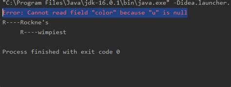 Dictionary Error Cannot Read Field Color Because U Is Null RED BLACK TREE Stack Overflow