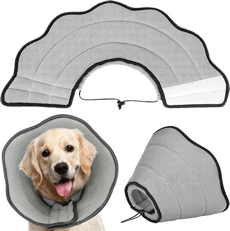 Halskrause Hund Leckschutz Weich Schutzhalsband Kegelhalsbänder
