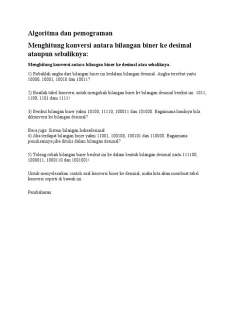 Algoritma Dan Pemograman Pdf