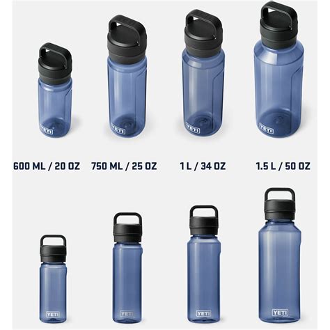 Yeti Yonder 1l Water Bottle Charcoal With Yonder Chug Cap Canex