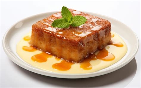 Premium Photo Sweet South African Dessert On White Background