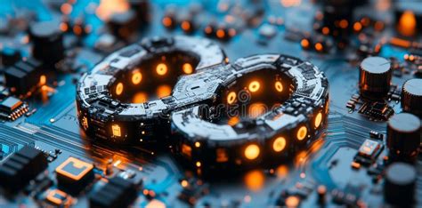 Infinity Symbol Representing Interconnected Devops And Web Development Operations Concept