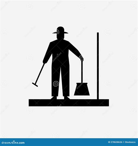 Isotype Style Pilot Pictogram Logo In Black And White Royalty Free
