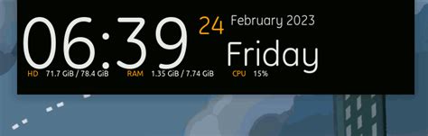 how to display information on your linux desktop with conky make tech