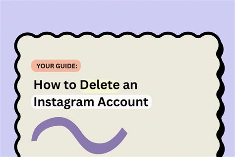 How To Delete An Instagram Account In 2023 Display Purposes Blog