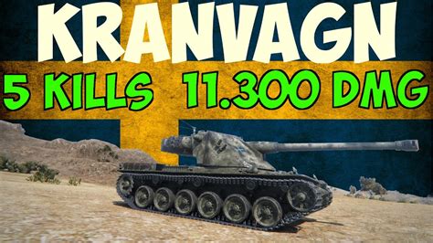 Kranvagn 11 3K DMG 5 Kills World Of Tanks YouTube