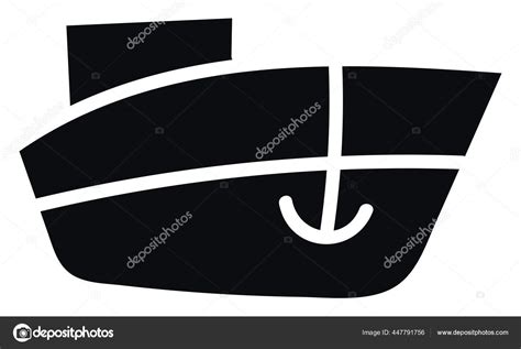 Black Ship Anchor Illustration Vector White Background Stock Vector By ©morphart 447791756