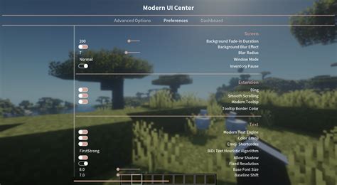 modern ui minecraft mods curseforge