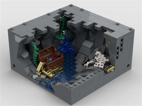 Lego Moc The Lost Treasure—cave1 By Wangcai Rebrickable Build With