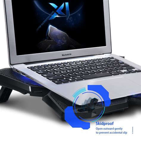 E PRANCE Basi Di Raffreddamento Per PC Portatili X Base Sistema Ventola Di Raffreddamento