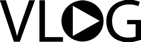 Vlog Icon On White Background Flat Style Vlog Blog Icon For Your Web