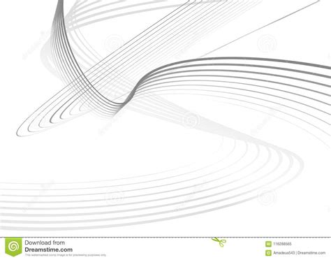 Business Background Lines Wave Abstract Flowing Stripe And Curve Stock Vector Illustration Of
