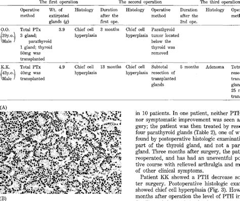 Recurrent Or Persistent Renal Hyperparathyroidism Download Table