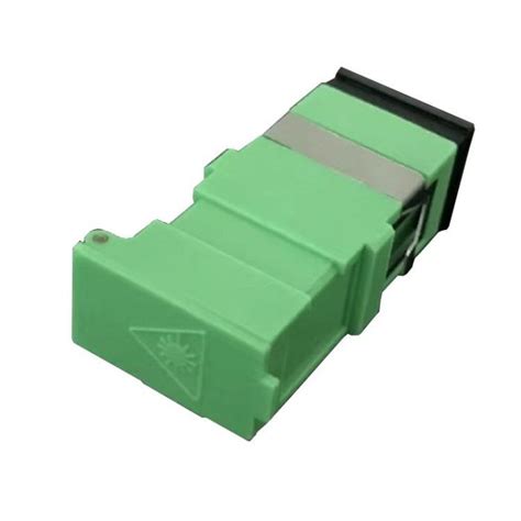 Simplex SC APC Fiber Optic Adapter Coupler With Side Shutter