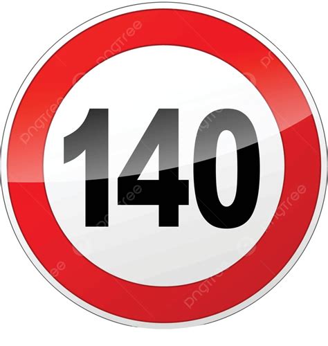 Speed Limit Sign Vector Km Symbol Vector Vector Km Symbol Png And
