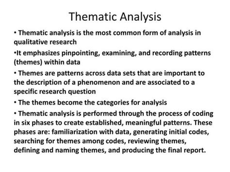 Thematic Analysispptx Technology And Computing