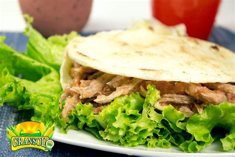 Arepa Rellena De Carne Desmechada Gransoli