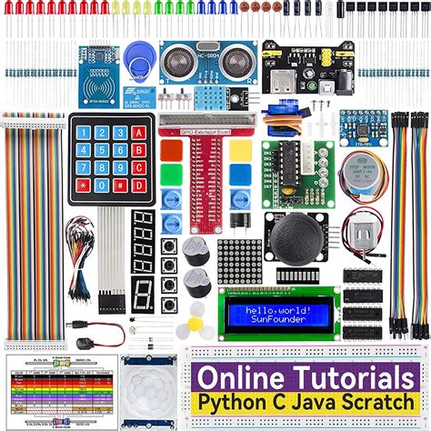 Kit Sunfounder Da Vinci Kit 40 For Raspberry Pi