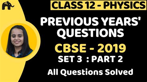 Previous Years Questions With Solutions Class 12 Physics Pyqs Cbse