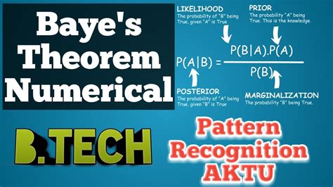 Bayes Theorem Numerical Bayes Theorem Pattern Recognition Aktu Pattern Recognition Unit 2