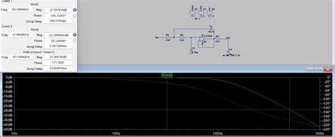 Ltspice Creating Third Order Butterworth Filter With Sallen Key Topology Electrical
