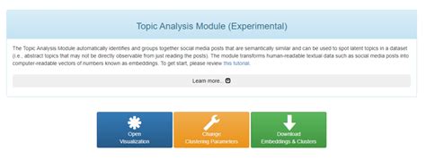 Topic Analysis How To Use Communalytic Topic Analyzer Communalytic