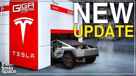Major New Tesla Giga Press Update Youtube