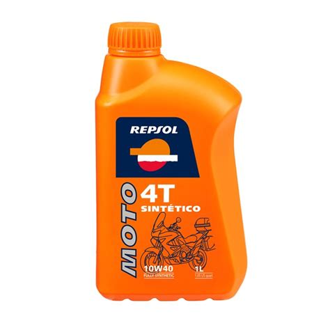 Olio REPSOL 10W40 Sintetico Per Moto 4T 1 Litro Norauto It