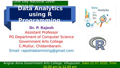 Pdf Data Analytics Using R Programming