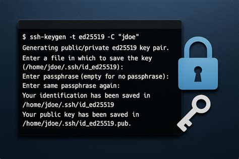 Generating And Using A Password Protected Ed25519 Ssh Key An Exercise In Futility