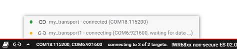 IWR ISK ODS UniFlash Not Able To Connect To Serial Port Sensors Forum Sensors TI E E