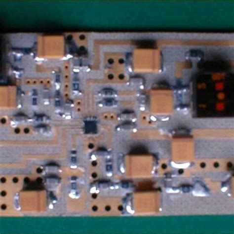 Wire Bonded Naked Chip The Substrate Used To Realize The Board Is