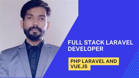 develop laravel api and website using vue js or blade template by web