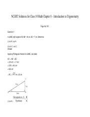 Chapter Introduction To Trignometry Pdf Ncert Solutions For Class