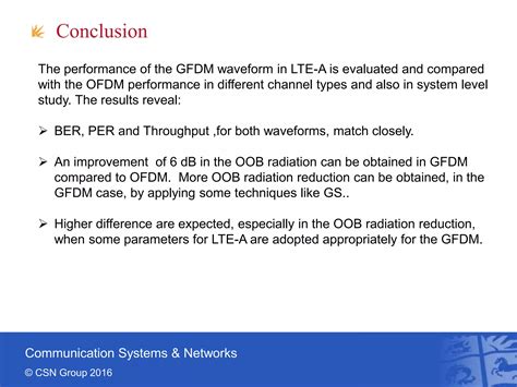 System Level 5g Evaluation Of Gfdm Waveforms In An Lte A Platform