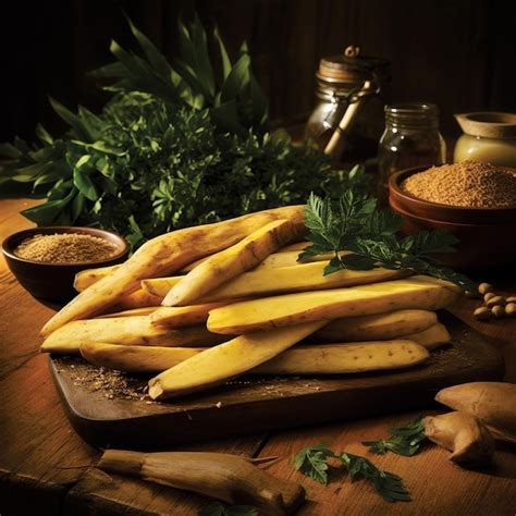 Premium Ai Image Cassava Food