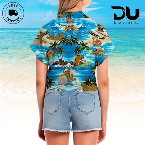 Scooby Doo Hawaiian Shirt Dinounicorn