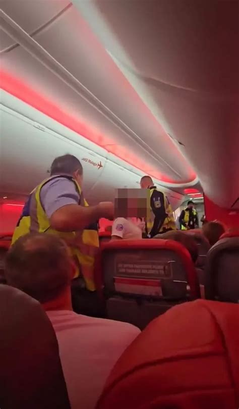 Drunk Jet2 Passenger Yelled F You All As She Was Dragged Off