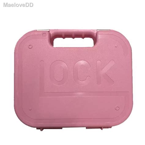 จัดส่งที่รวดเร็ว♚กล่องใส่ Glock Case สีดำผลิตจากวัสดุพลาสติกฉีดขึ้นรูป