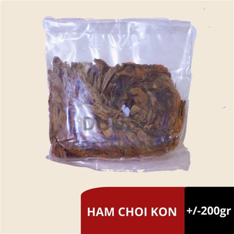 Jual Ham Choi Kon 200gr Ham Coi Koi Sayur Sawi Asin Hitam Jakarta