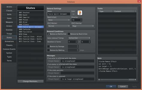 Custom Attack On State Expire Bug Yanfly Statesandbuffs Rpg Maker Forums
